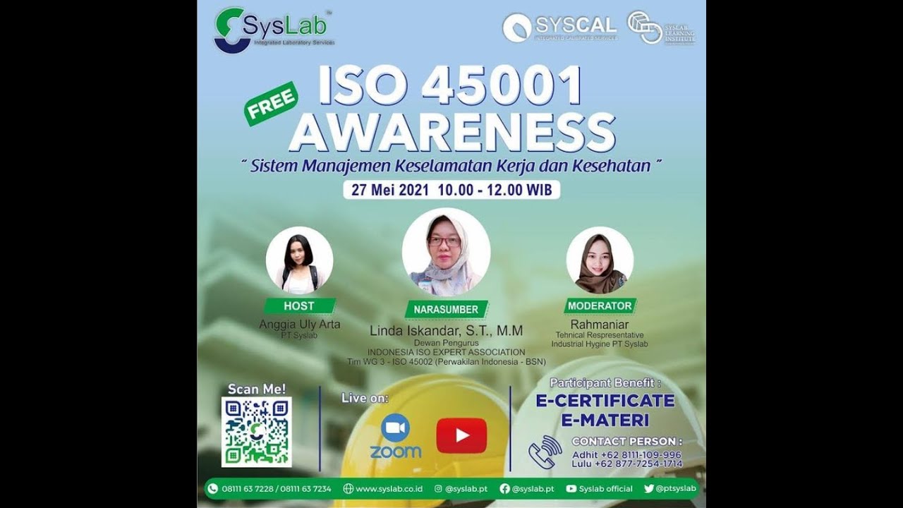 Syslab Webinar ISO 45001 Awareness - YouTube
