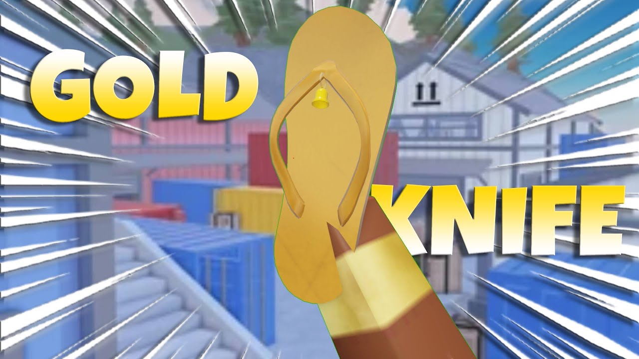 I UNLOCKED *GOLDEN KNIFE* In Roblox Rivals - YouTube