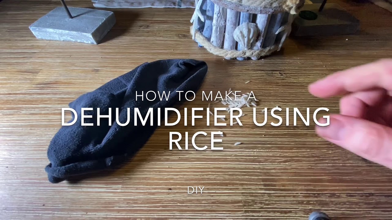 How to make a dehumidifier for your car interior using rice DIY - YouTube