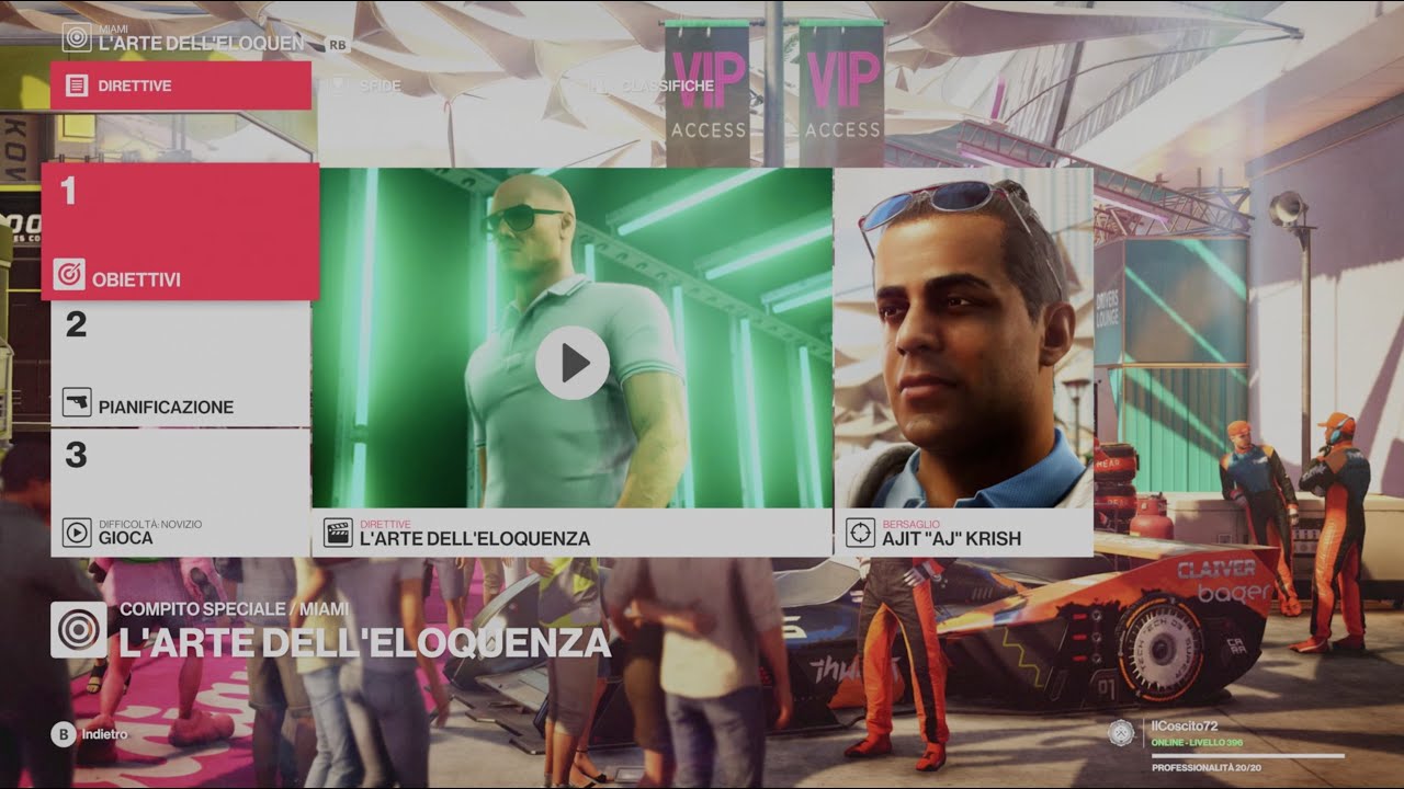 HITMAN 2 | Miami | L’arte dell’eloquenza | In caso di carenza… Il ...