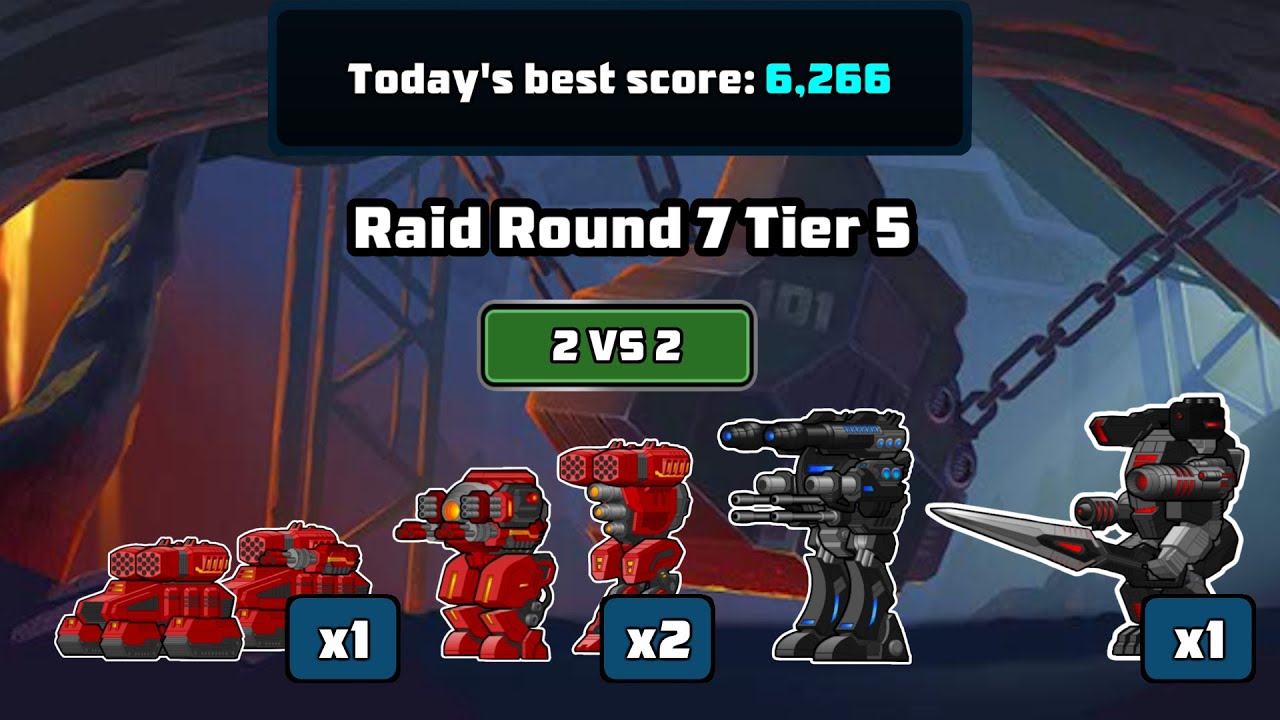 Raid Round 7 Tier 5 | Best Score | New 2024 Raid Guide | Supermechs ...