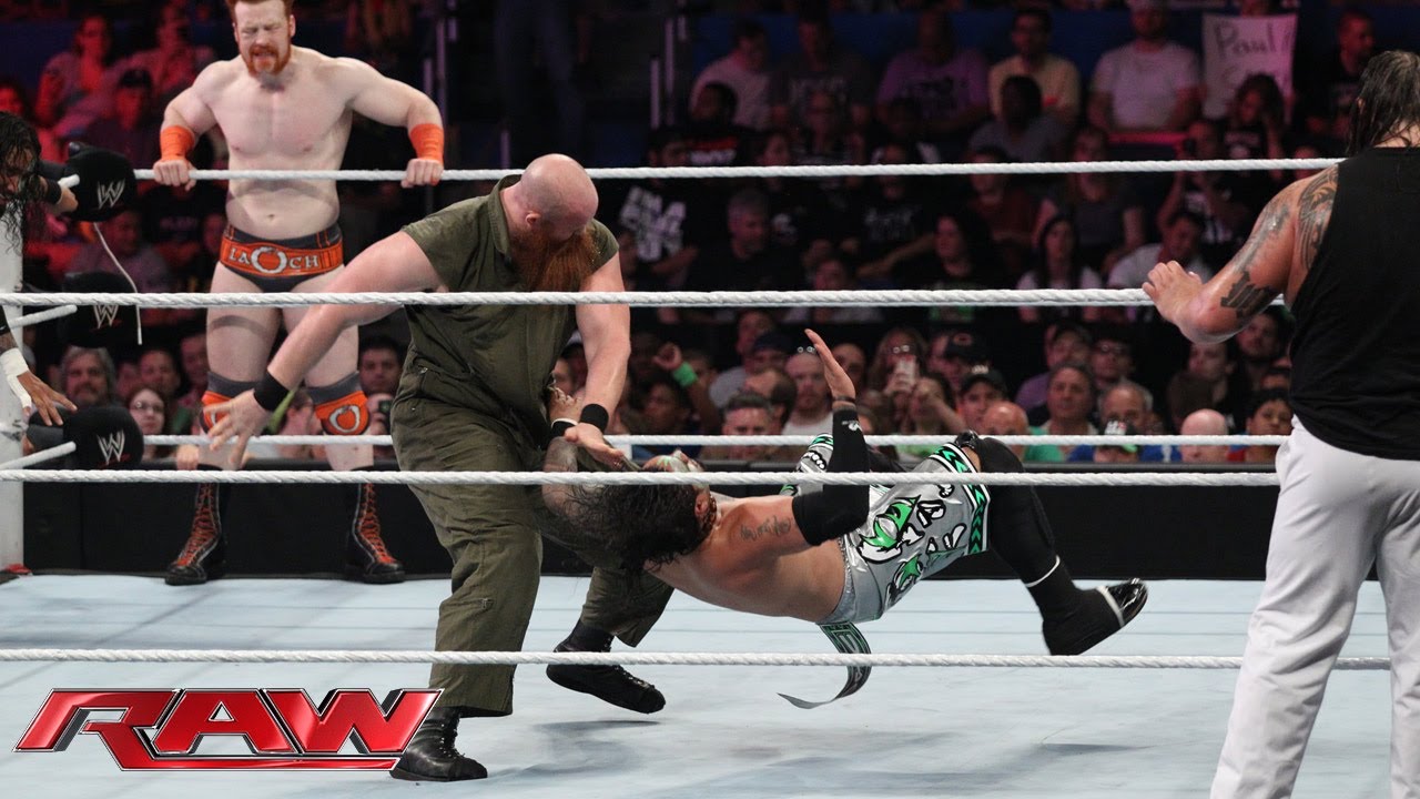 Sheamus & The Usos vs. The Wyatt Family: Raw, June 30, 2014 - YouTube