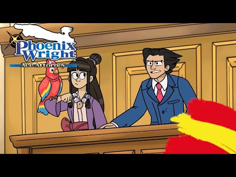 [FANDUB ESPAÑOL] Flipping the parrot- Phoenix Wright Ace Attorney - YouTube