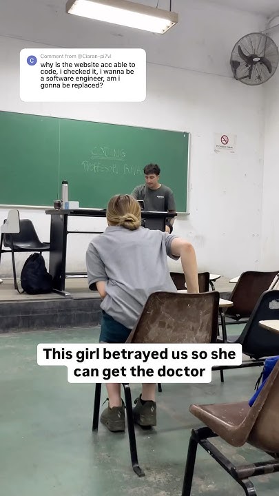 She flirted with the coding teacher 😱 #flirting #college #crush #professor #coder #programming # ...