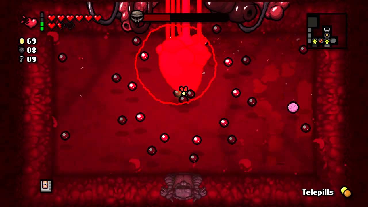 The Binding of Isaac Heart Domination - YouTube