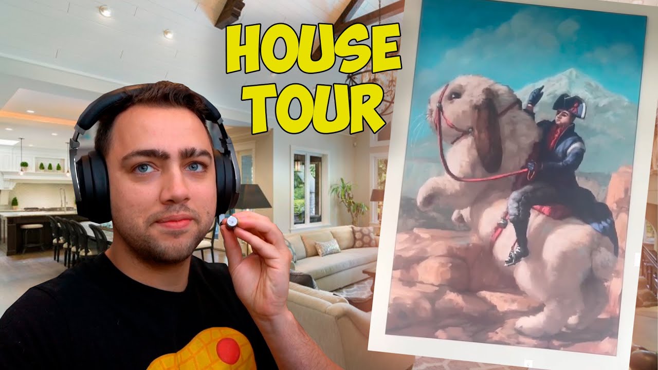Mizkif Makes A House Tour On Stream - YouTube