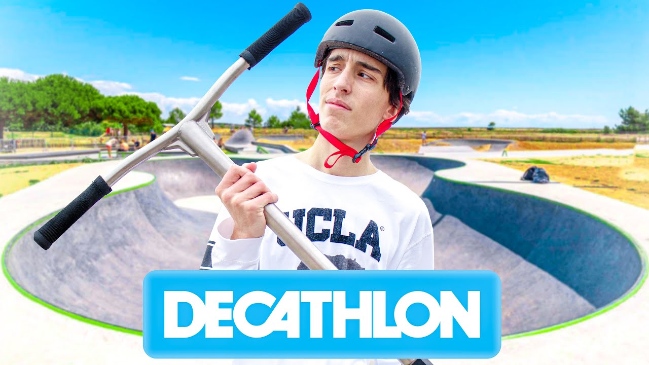 Je TESTE une barre TITANE DÉCATHLON ! - Trottinette Freestyle - YouTube