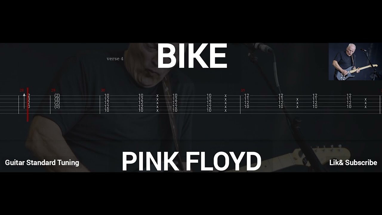 PINK FLOYD - BIKE ( TAB GUITAR ) - YouTube