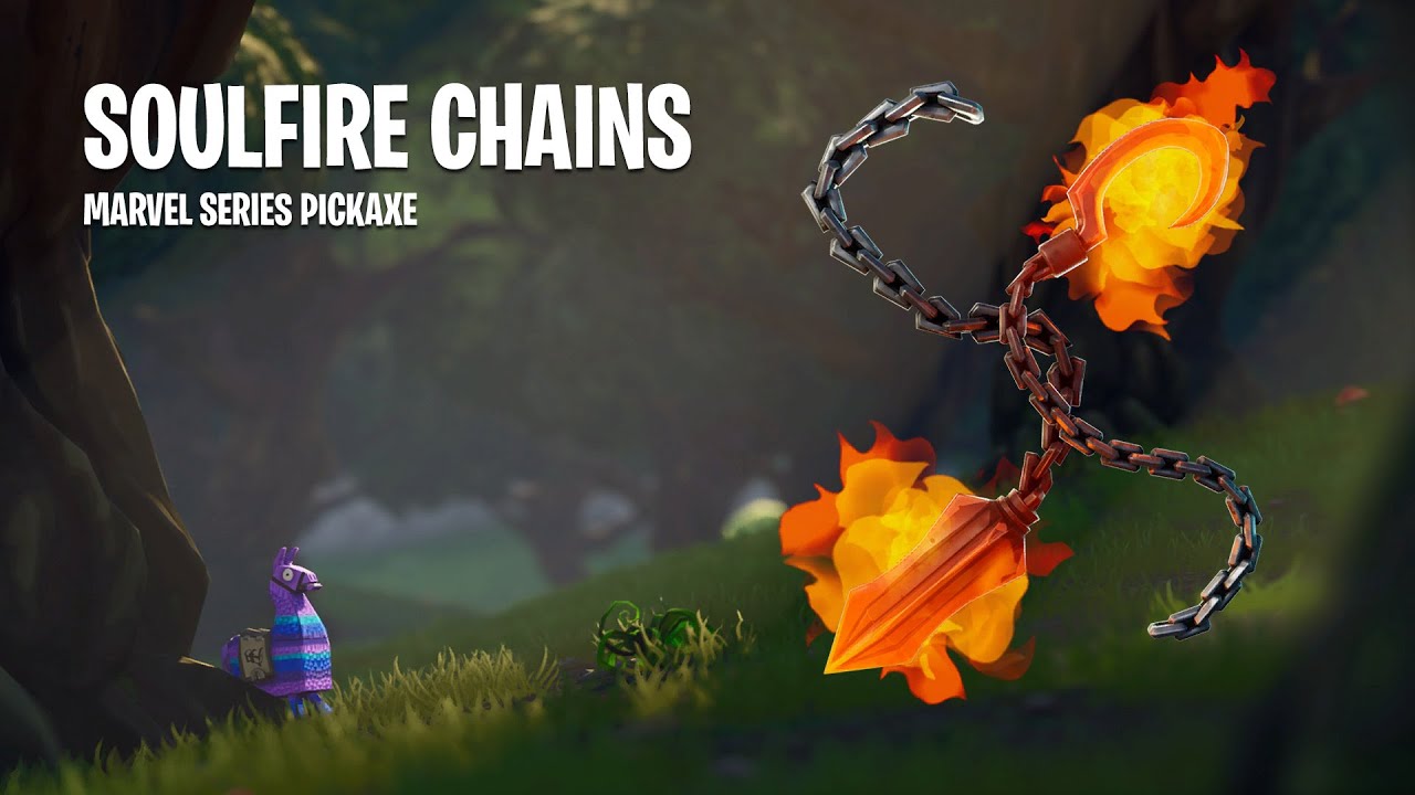 Soulfire Chains | Marvel Series Pickaxe | Fortnite - YouTube