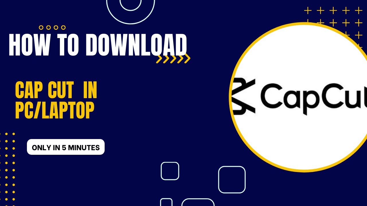 How to download cap cut in laptop/pc in win7/10/11 - YouTube