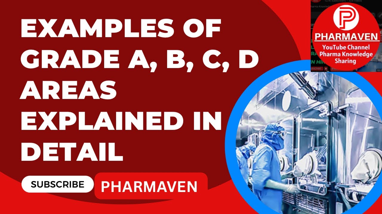 Examples of Grade A, B, C and D Areas @PHARMAVEN #pharmaven # ...