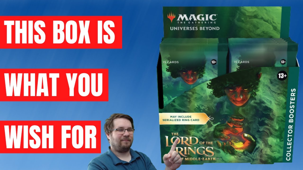 Best Collector Box YET?! Lord of the Rings Collector Booster Box ...