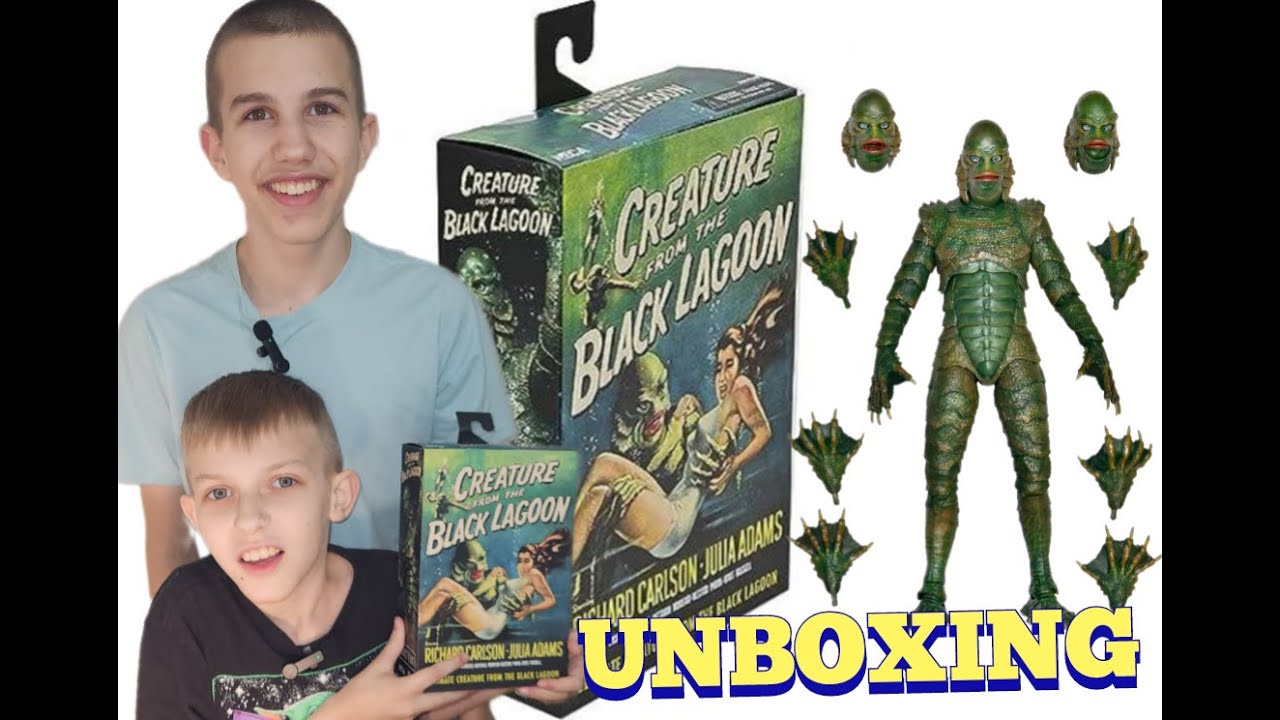 NECA Unboxing ultimate creature from the black lagoon gilman figure ...