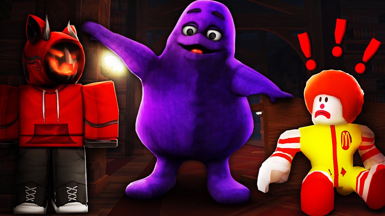 Roblox GRIMACE... - YouTube
