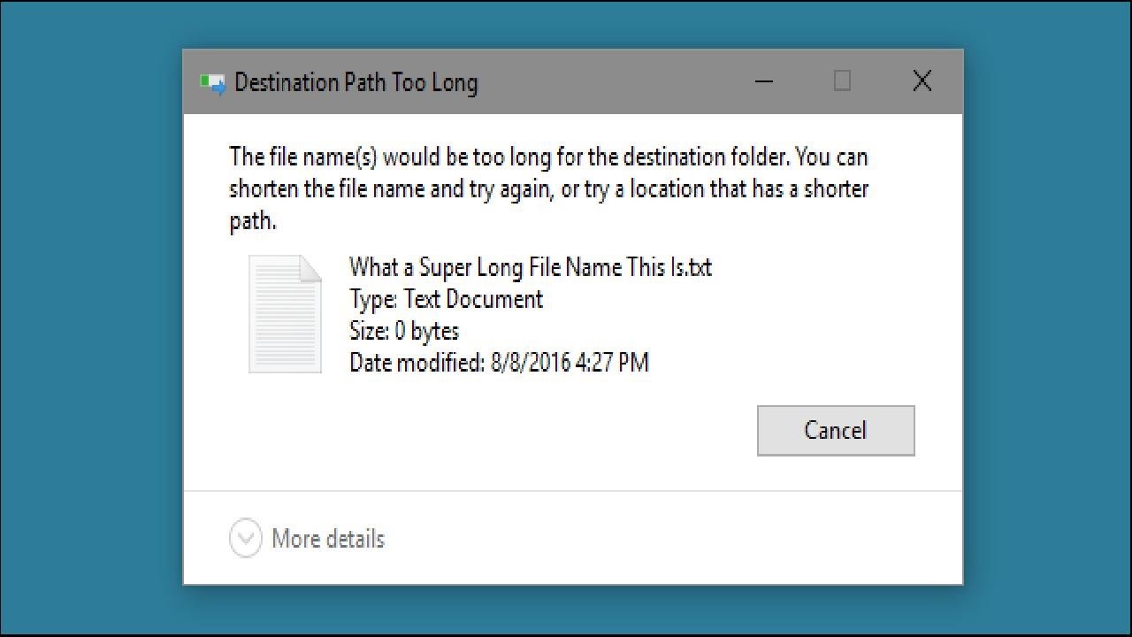 How to Make Windows 10 Accept File Paths Over 260 Characters - YouTube