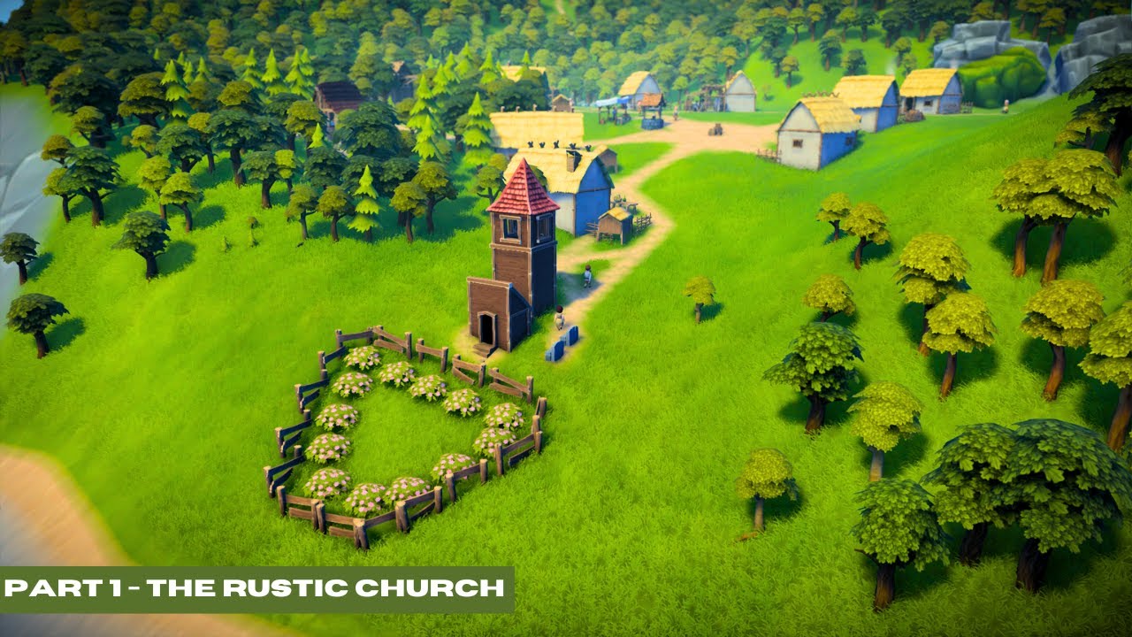 Building The Most Beautiful Medieval Village in Foundation - YouTube