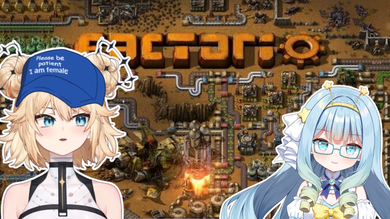 We are trying our best | with @JellyHoshiumi | Factorio【#1】 - YouTube