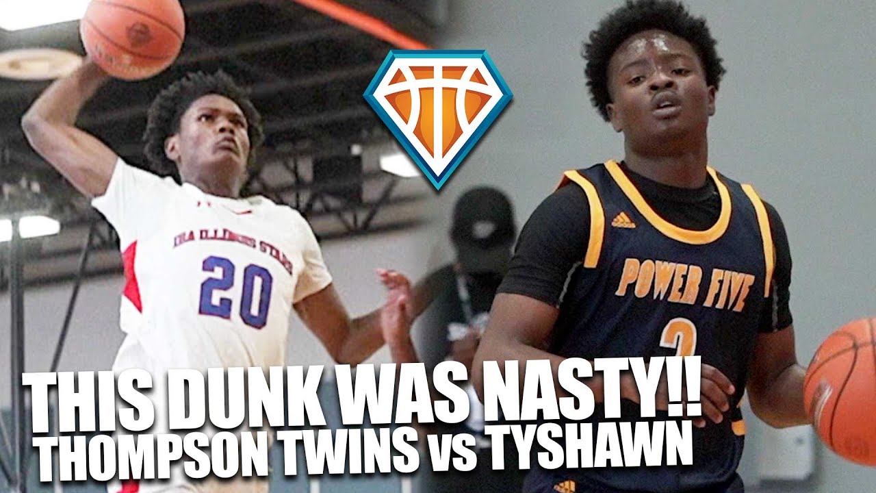 Amen Thompson NASTY POSTER in Miami!! | Thompson Twins vs Tayshawn ...