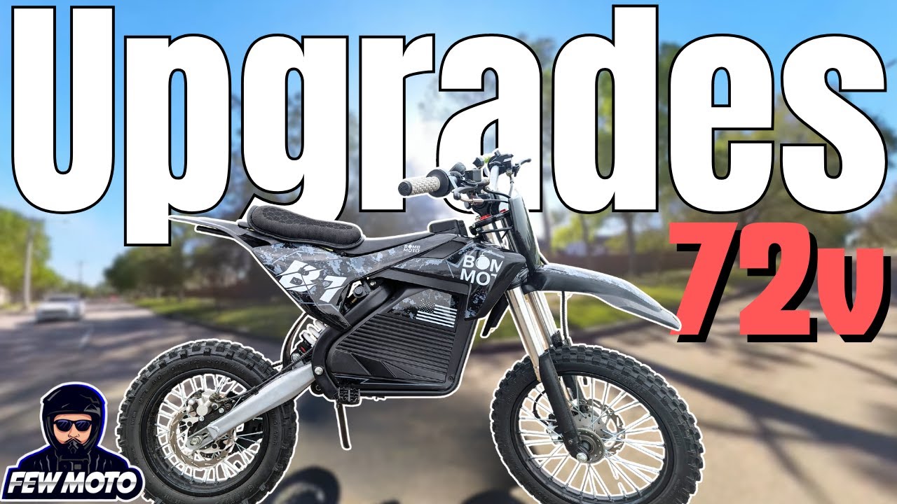 Upgrading My 72v BombMoto B1 Pit Bike! - YouTube