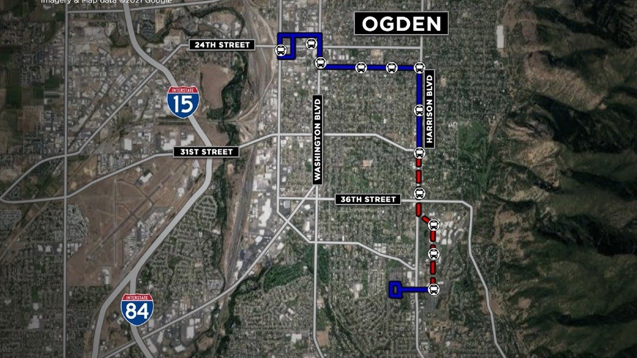 Ogden UTA expansion set with extension to Weber State - YouTube
