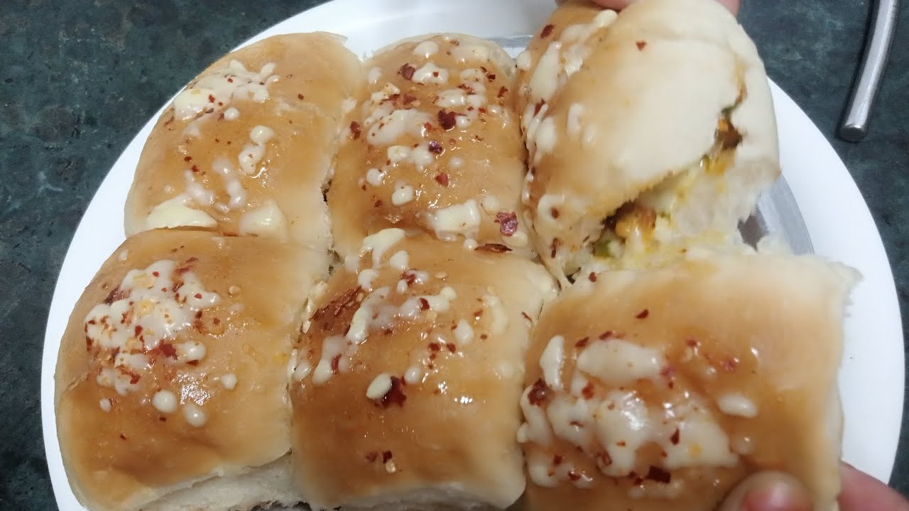 Chicken Cheese Pav Recipe Without Oven| Cheese Pav Recipe |Chicken ...