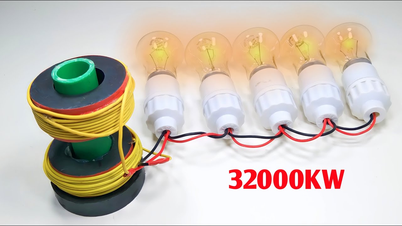 Free Electricity Energy 32000KW 220V Magnetic Generator Use Copper Wire ...