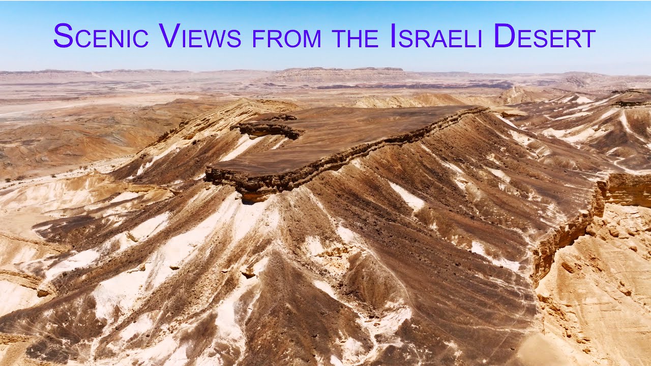 The Israeli Desert Like You've Never Seen it Before | 4K drone video ...