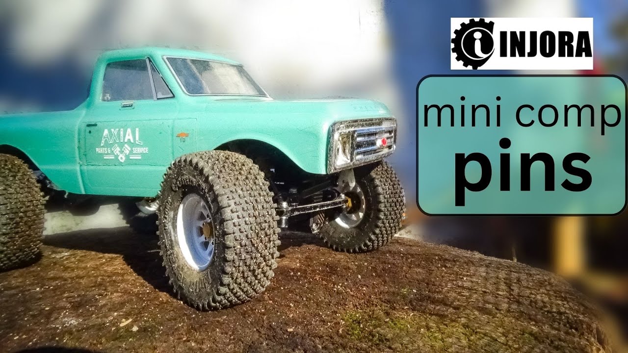 these tires are crazy good! injora mini comp pins! - YouTube