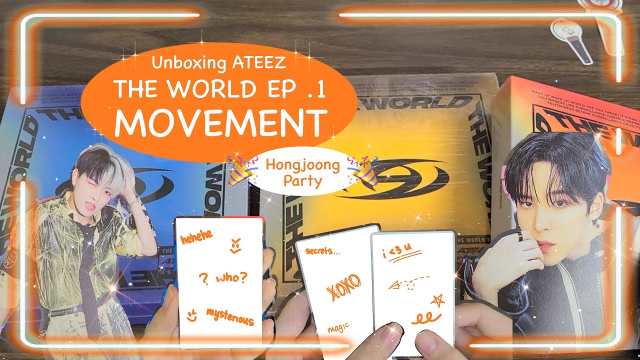 [ATINY VLOG #7] Unboxing Ateez The World Ep.1 MOVEMENT - YouTube