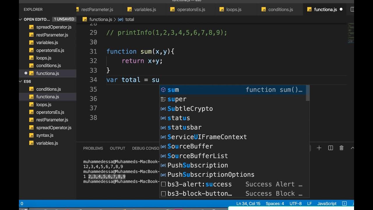 22 JavaScript ES6 | Returning functions - YouTube