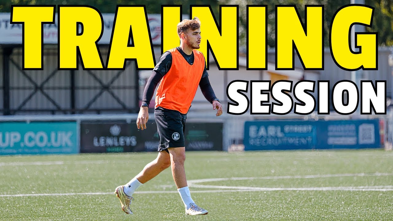 Full Individual Training Session As A Professional Footballer... (IN ...