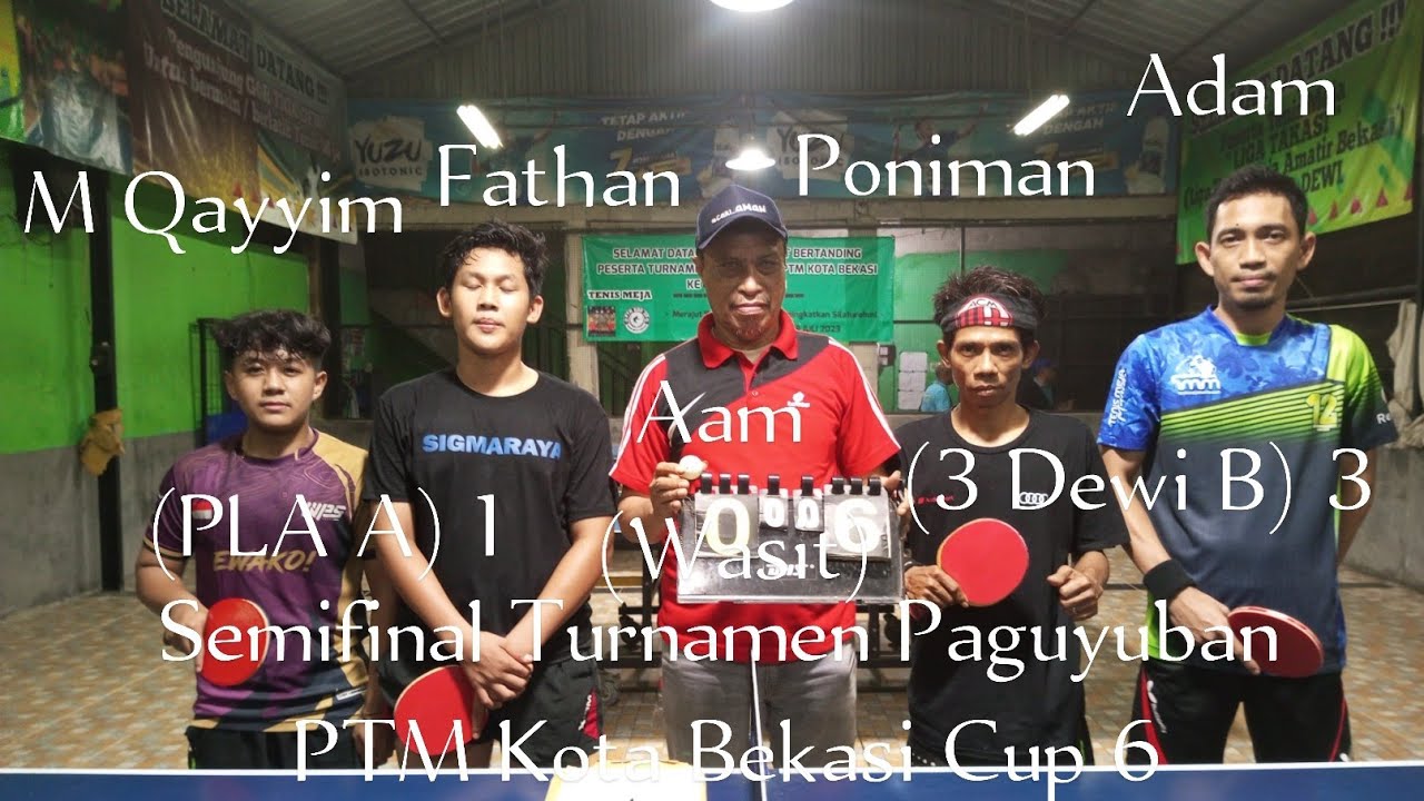 Poniman/Adam (3 Dewi B) Vs M Qayyim/Fathan (PLA A) 3-1 *II" Final ...