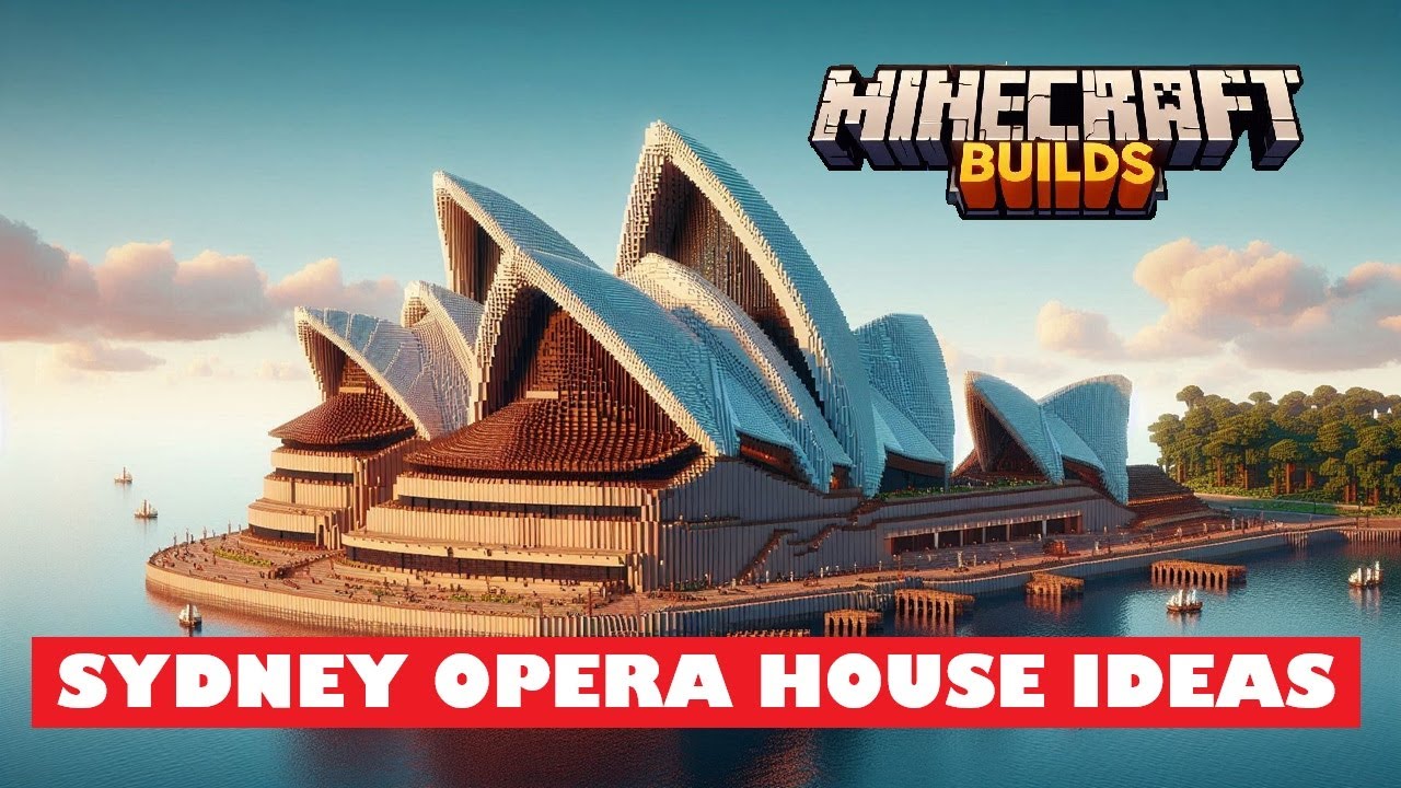 Minecraft SYDNEY OPERA HOUSE Build Ideas | 50+ Different Designs - YouTube