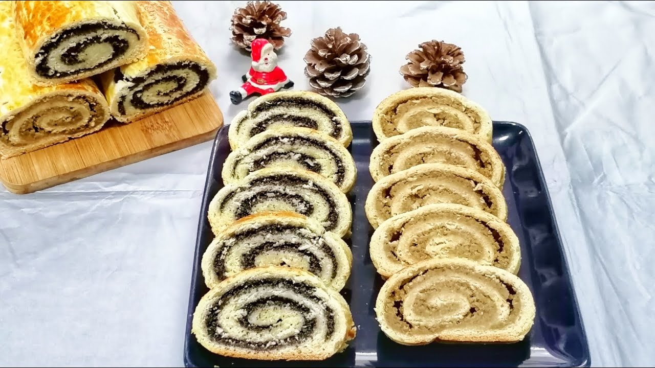 Cozonac unguresc Beigli cu nuca si mac | Hungarian Beigli Christmas ...