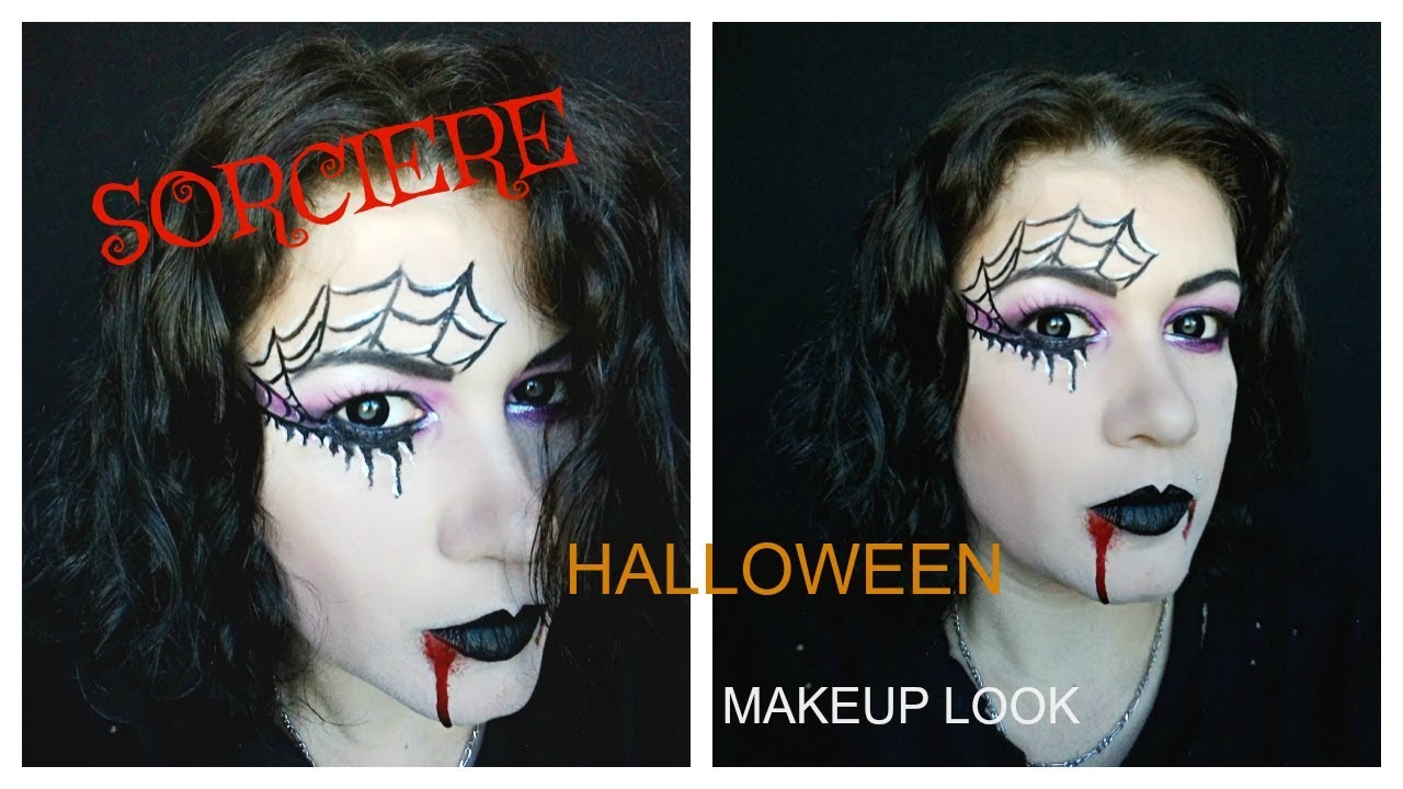SORCIERE HALLOWEEN MAKEUP TUTORIAL | JESSICA MD - YouTube