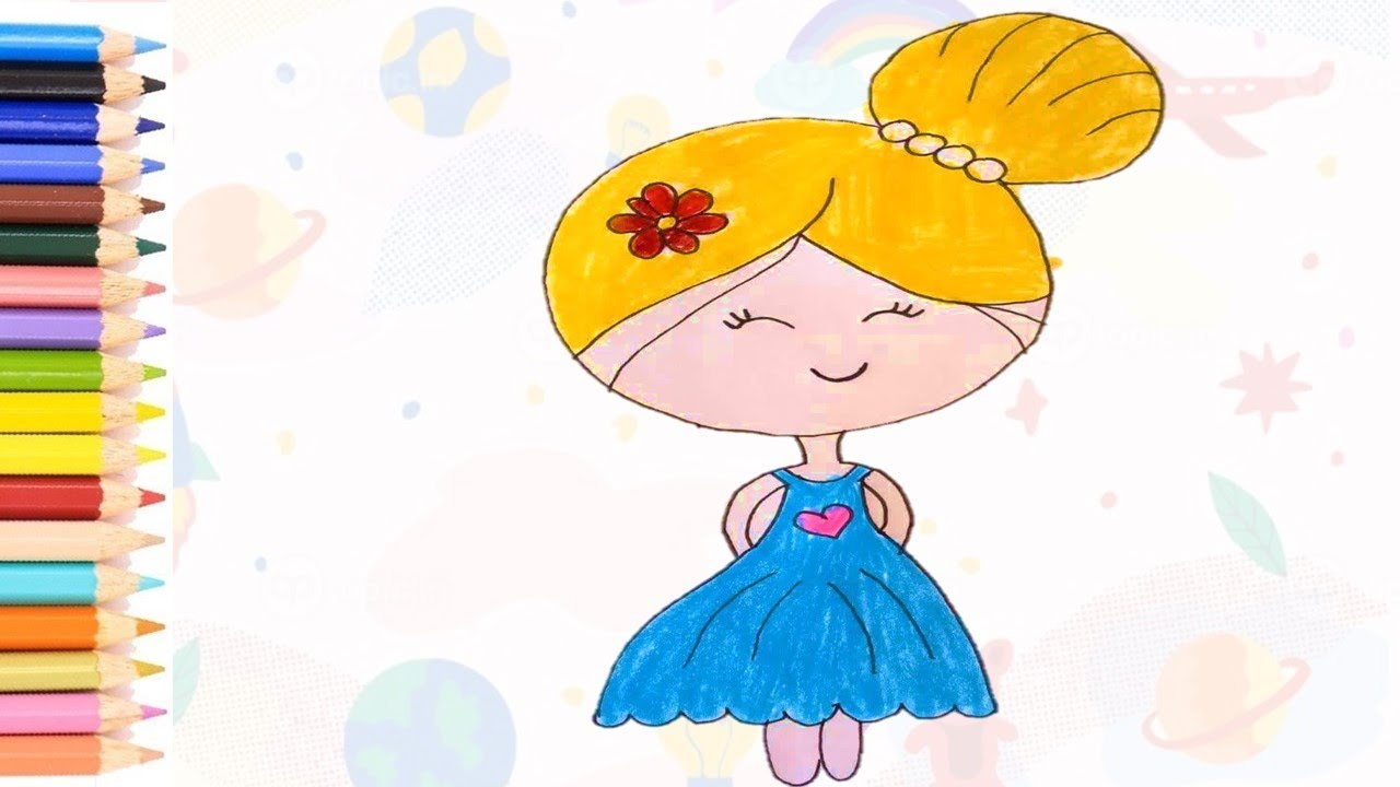 How to draw a girl | draw a girl easy | draw a girl face | draw a girl ...