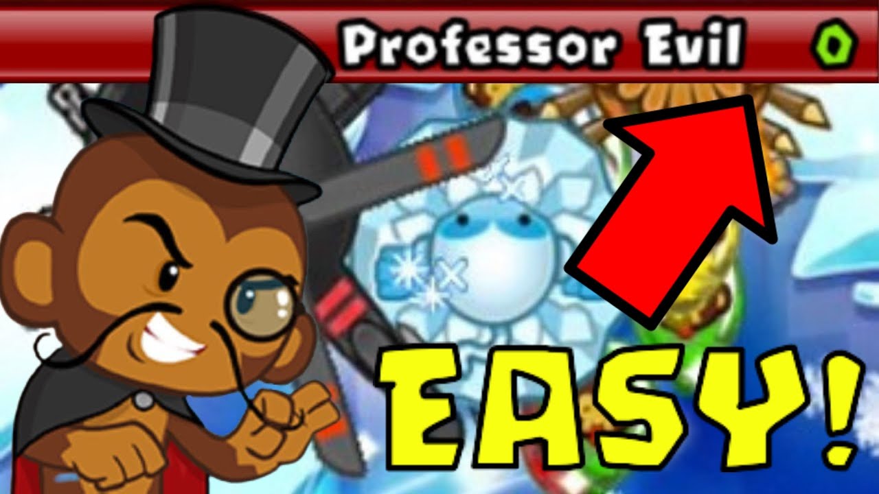 How to Beat The NEW Professor Evil Challenge in BTD Battles | Week 51 ...