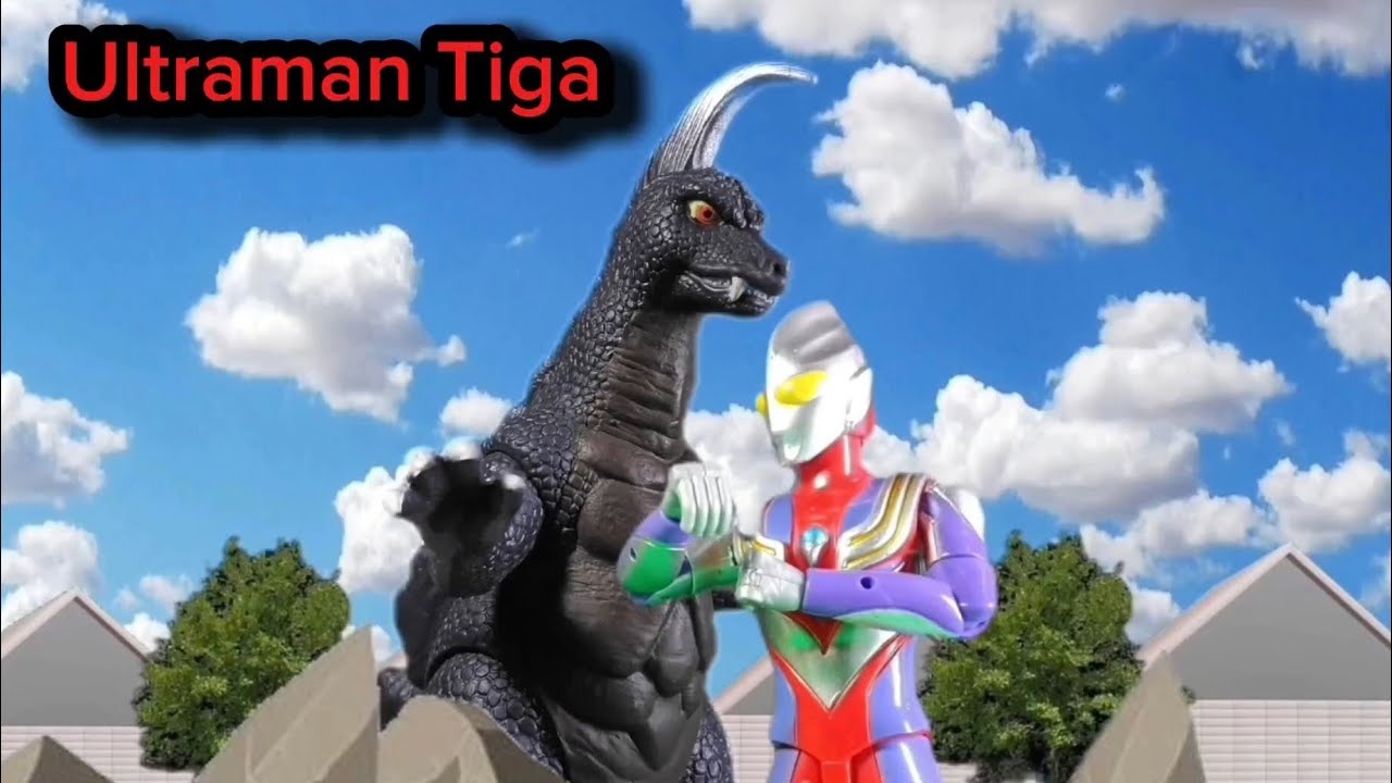 Ultraman Tiga vs earthtron - YouTube