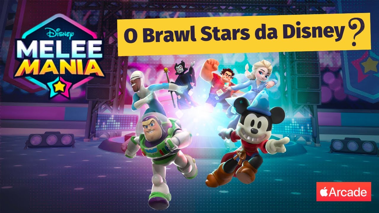 Você conhecia o Brawl Stars da Disney? Esse é o DISNEY MELEE MANIA ...