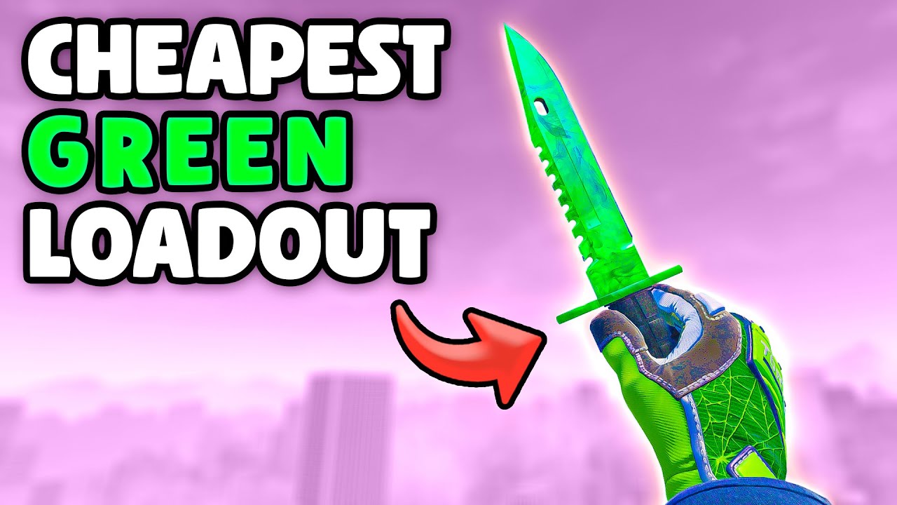 The BEST Cheapest Green Loadout in CS2 - YouTube