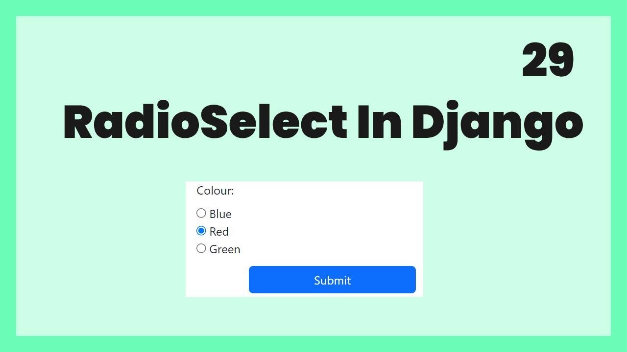Radio Button In Django Nepali Youtube