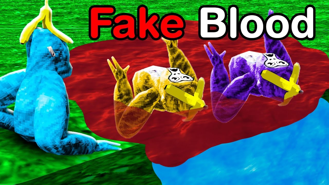 Using FAKE BLOOD To Fool My Friends In Gorilla Tag - YouTube