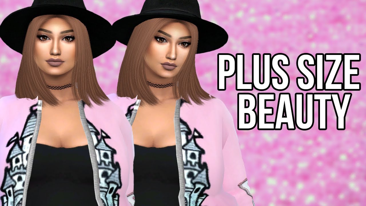The Sims 4: Create A Sim || Plus Size Beauty - YouTube