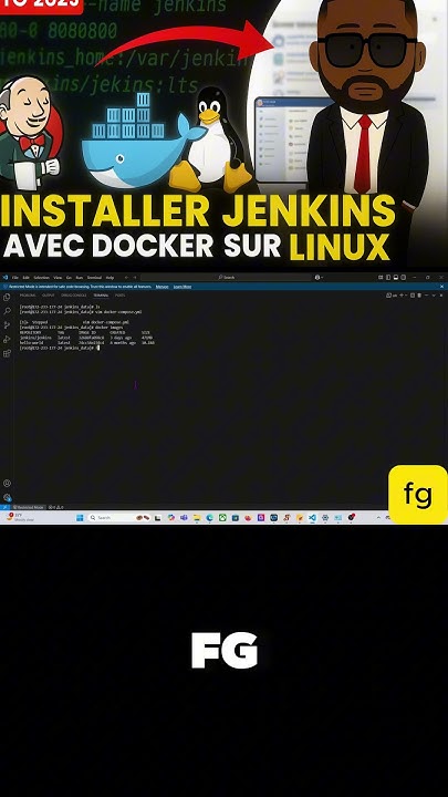 Créer et configurer le dossier Jenkins avec Docker: guide complet pour debutants #devops - YouTube