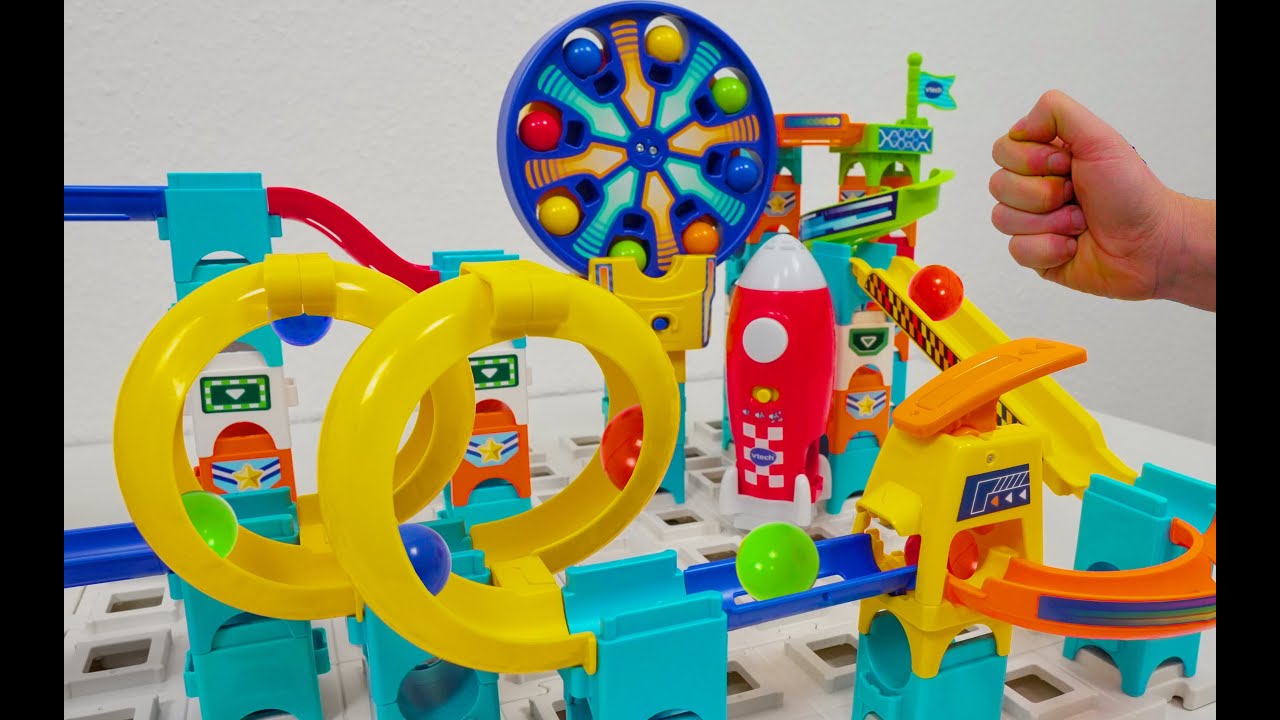 Big Marble Run Race ASMR | Vtech Marble Rush - YouTube