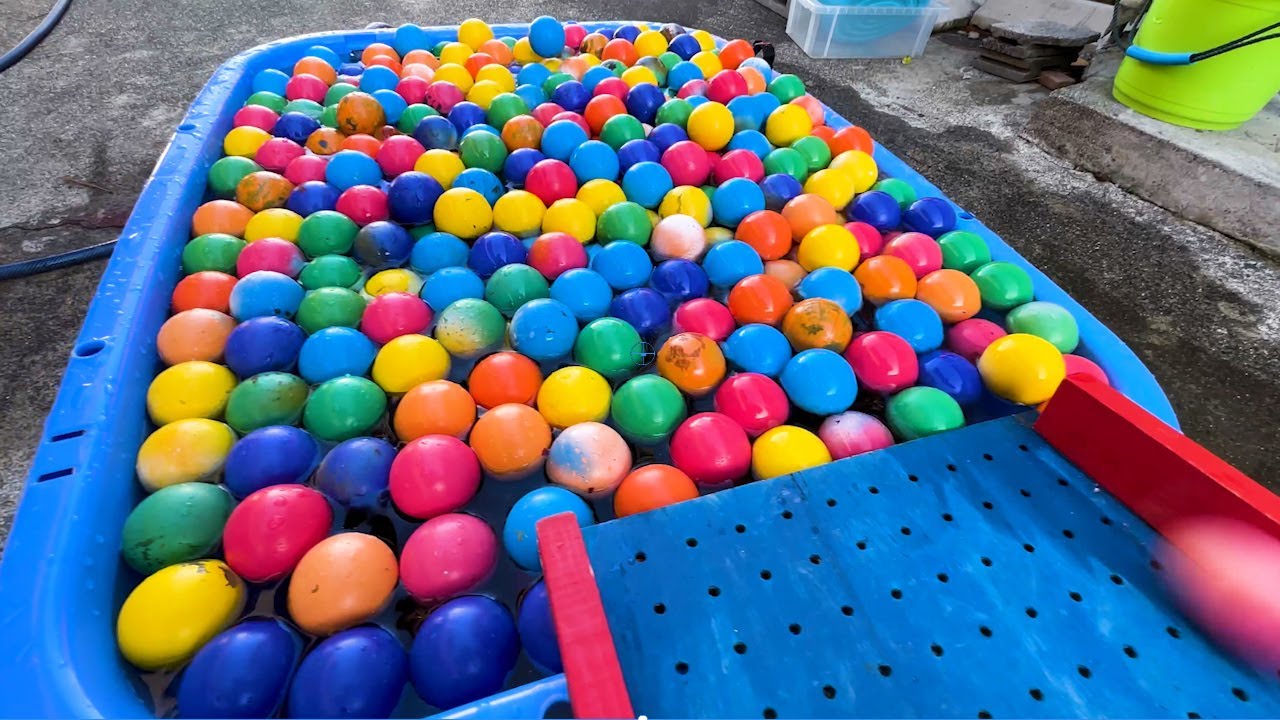 billiard ball marble run high speed rotation dragon ball - YouTube