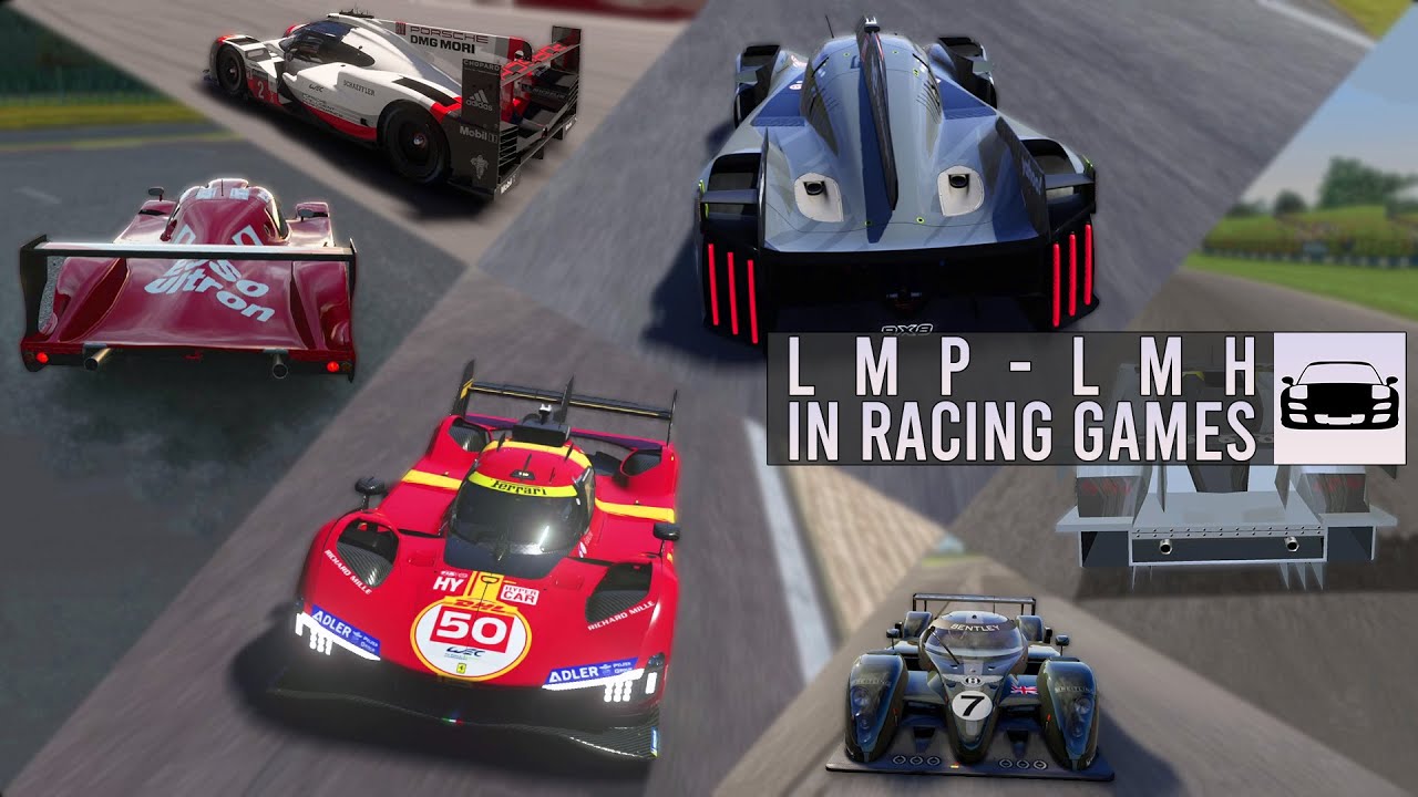 Le Mans Prototypes and Hypercars in Racing Games - YouTube