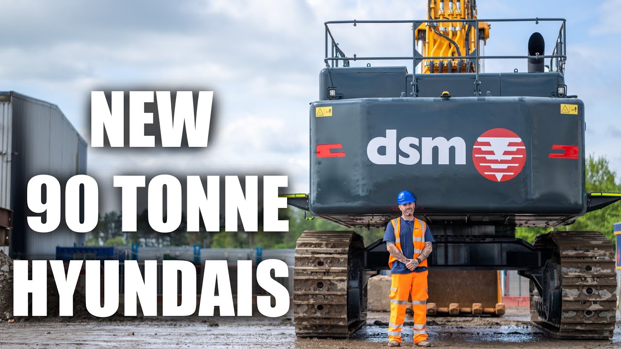 New Hyundai HX900 Excavators for DSM Demolition - YouTube