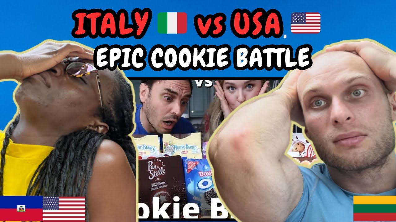 REACTION TO Italy vs USA Epic Cookie Battle | FIRST TIME WATCHING - YouTube