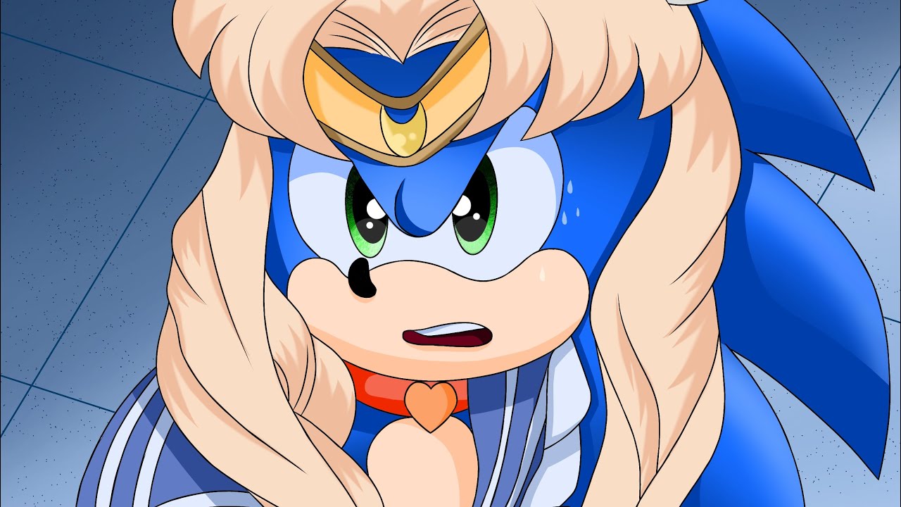 Sailor moon sonic speed paint video - YouTube